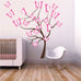 Custom Butterfly Tree Wall Decal Peel and Stick Nursery Large Tree ...