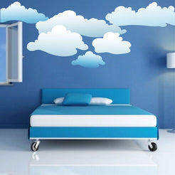 Clouds Wall and Ceiling Decals Nursery Clouds Removable Bedroom Clouds ...