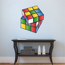 Rubik's Cube Wall Decal Kids Puzzle Decor Removable Nursery Game Room ...