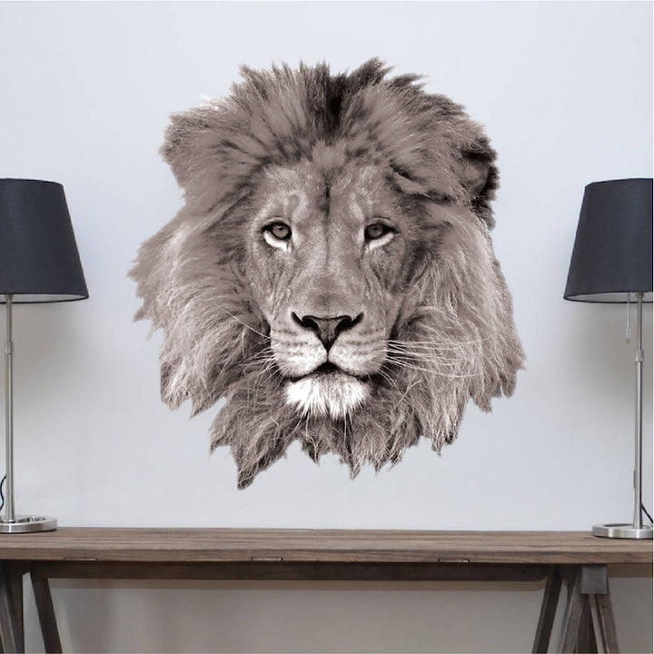 Animal Wall Decals, Realistic Animal Murals Wallpaper, Kids Zoo Decals ...